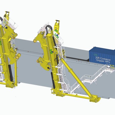 Pile Gripper Frame for max 6m piles - RemoraDocks